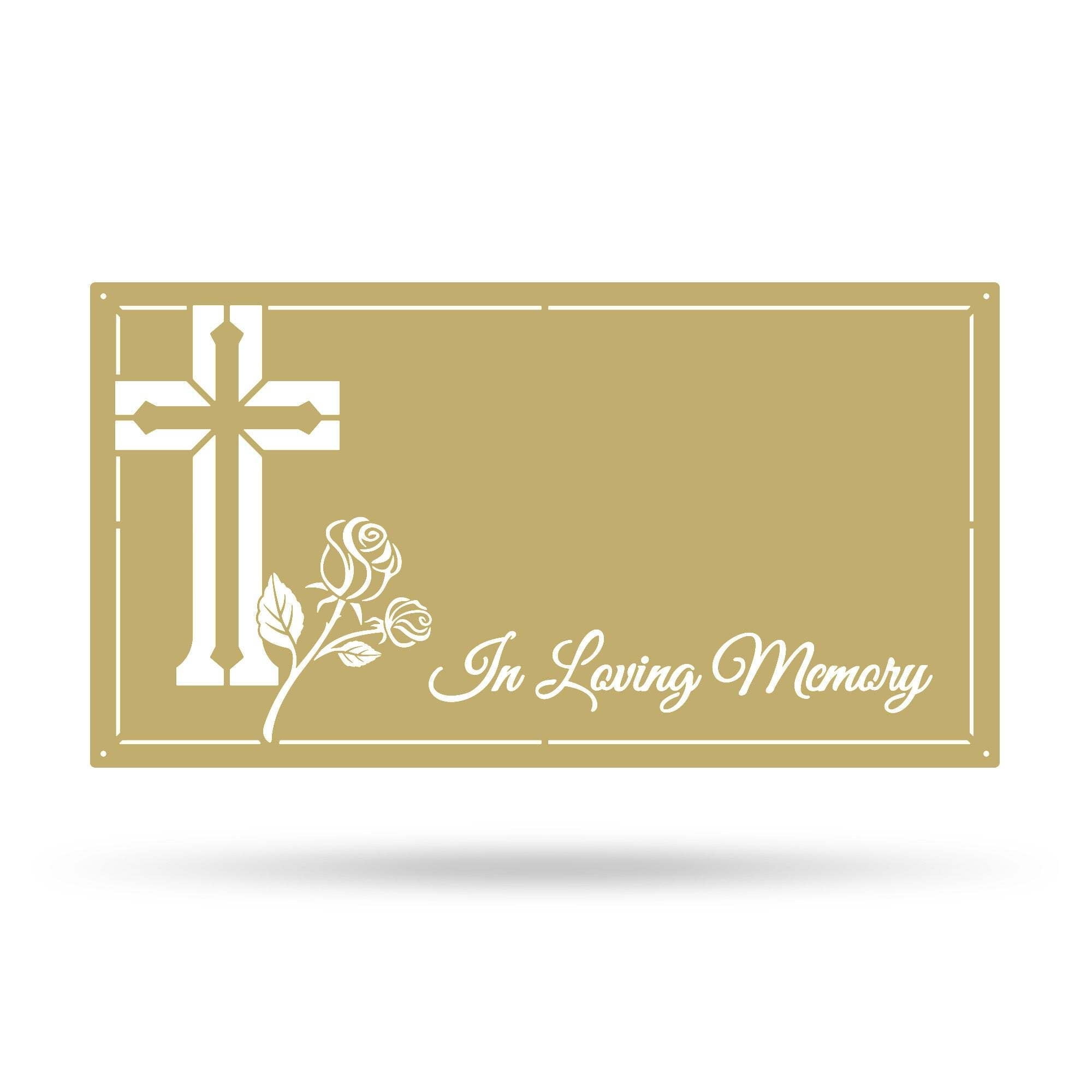 Memorial Grave Markers - Personalized Outdoor Remembrance Signs ...