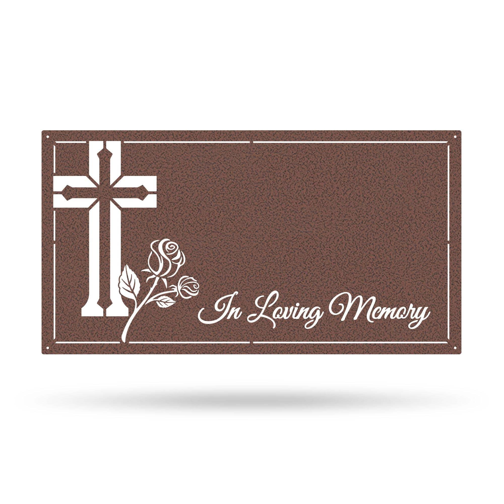 Memorial Grave Markers - Personalized Outdoor Remembrance Signs ...