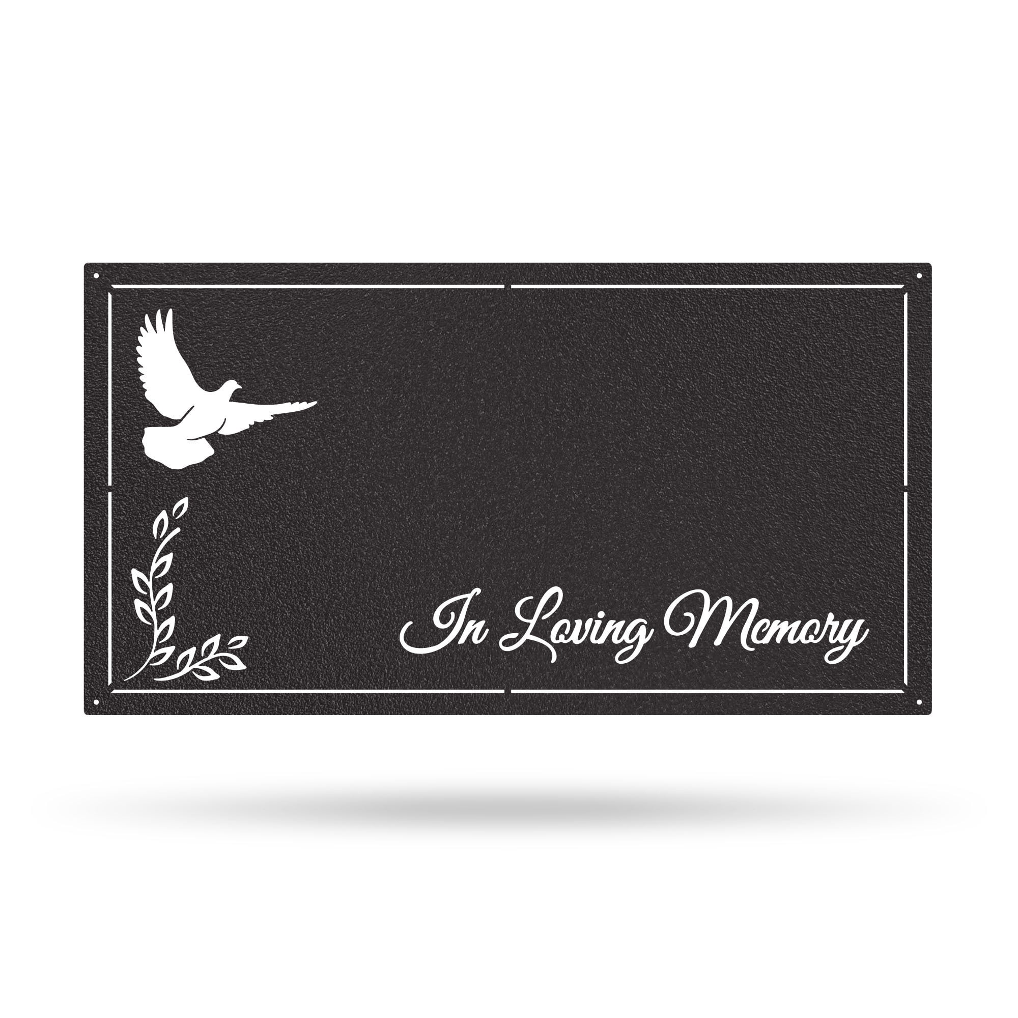 Memorial Grave Markers - Personalized Outdoor Remembrance Signs (Faith ...