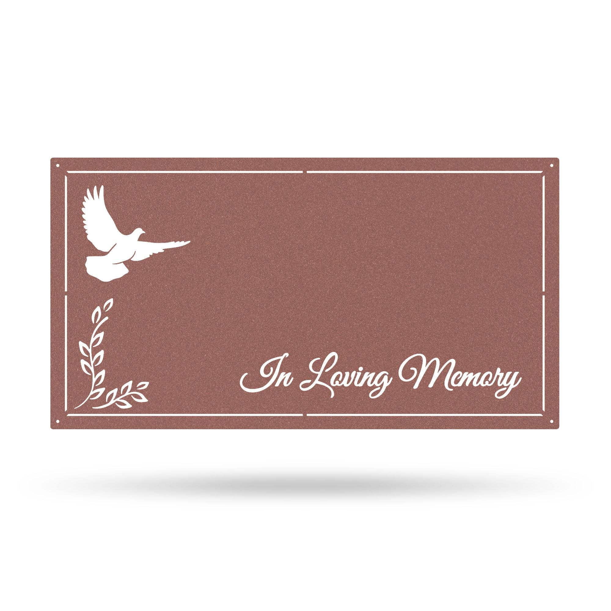 Memorial Grave Markers - Personalized Outdoor Remembrance Signs (Faith ...