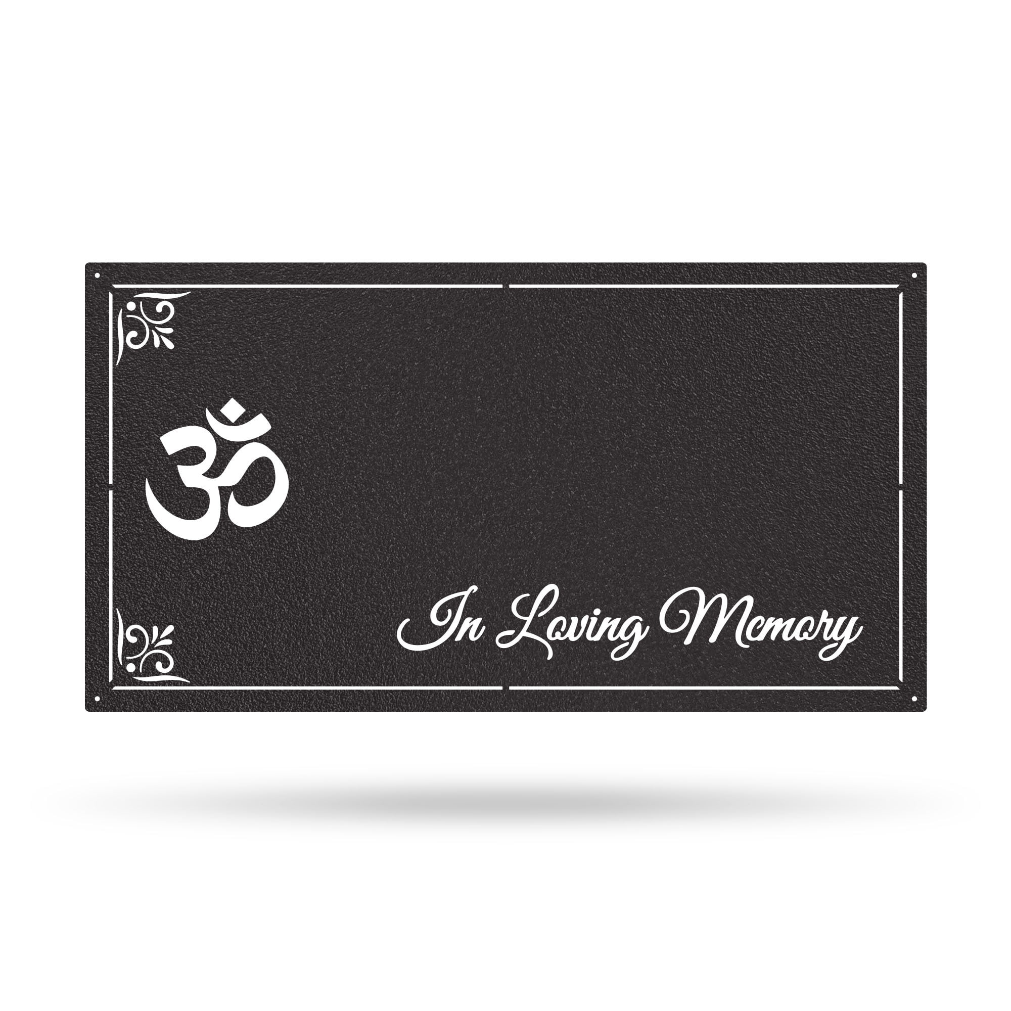 Memorial Grave Markers - Personalized Outdoor Remembrance Signs (Hindu ...
