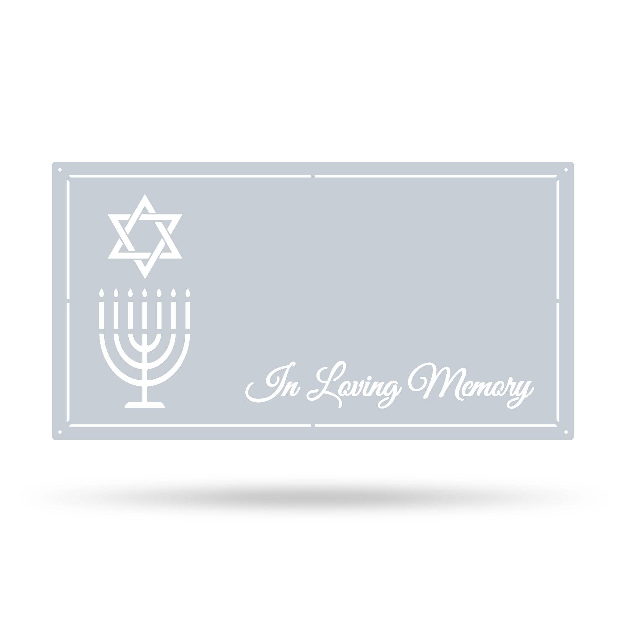 Memorial Grave Markers - Personalized Outdoor Remembrance Signs (Jewish ...