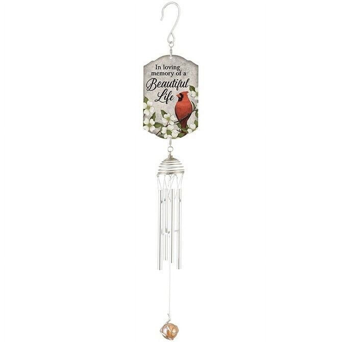 Memorial IN LOVING MEMORY Cardinal Picture Perfect 18" Small Wind Chime ...