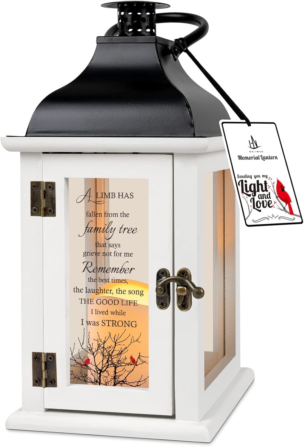 Memorial Lantern - Bereavement Sympathy Gifts for Loss of Loved One ...
