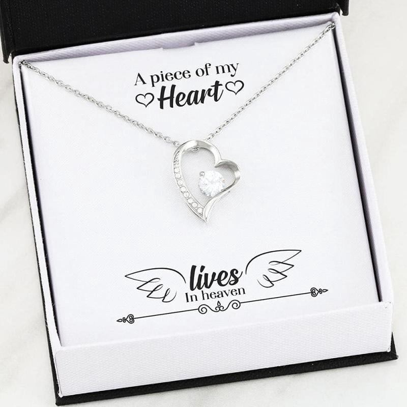 Memorial Necklace, Forever Love Necklace, In Memory of & Remembrance ...
