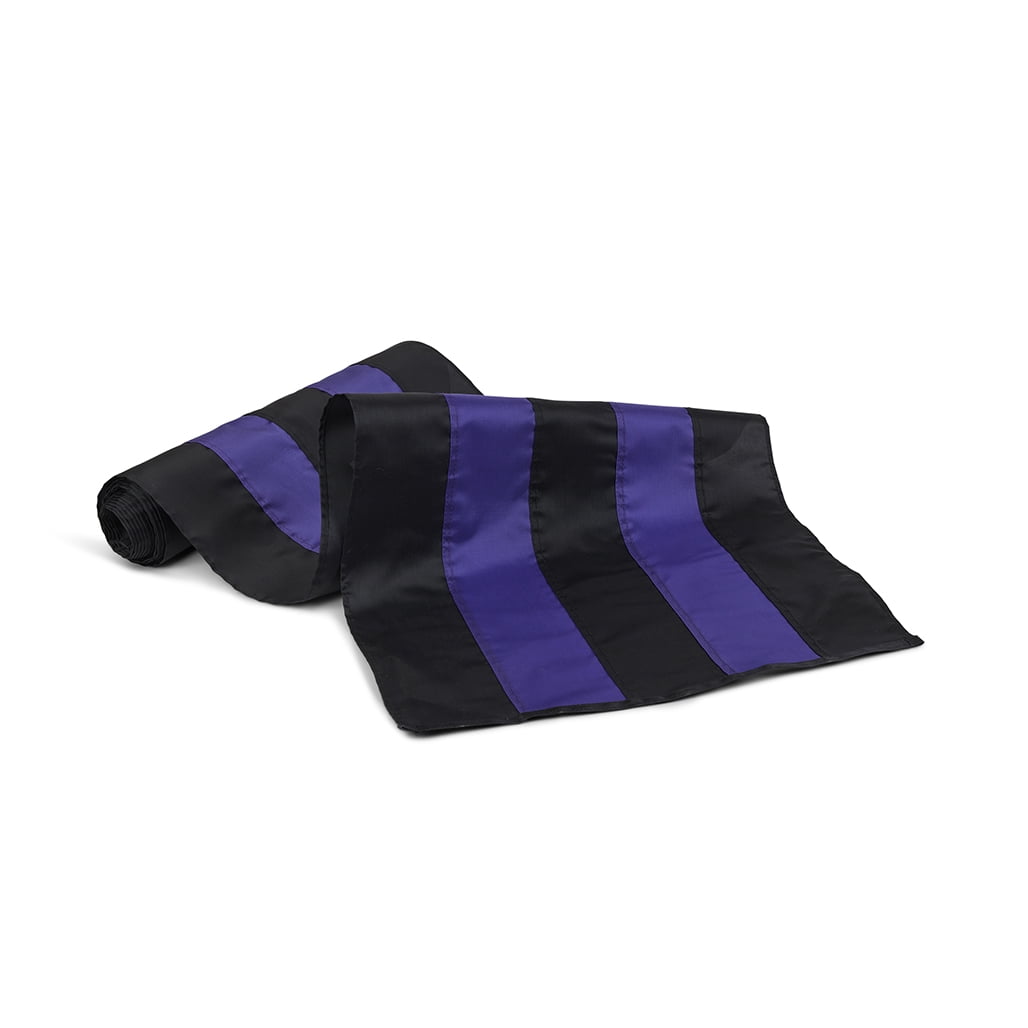 Memorial Nylon Bunting By Old Glory Bunting. 5 Stripe Black and Purple ...