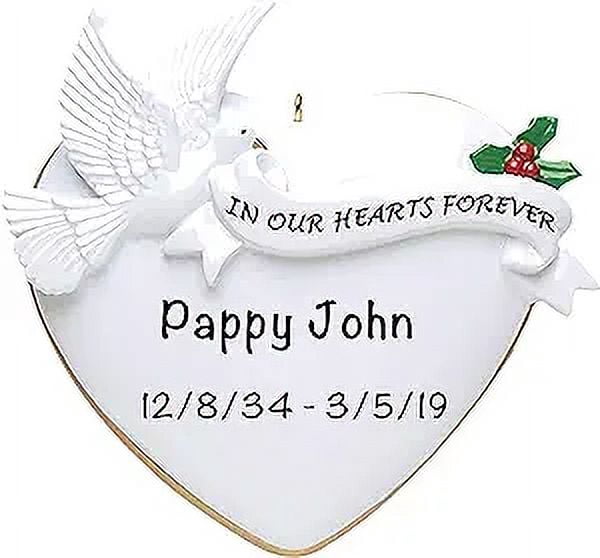 Memorial Personalized Christmas Ornament 2024 - Customized Free 24h ...