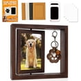Memorial Picture Frame Set for , Rotating Wooden Photo 4.7x6.9 Frame-4 ...