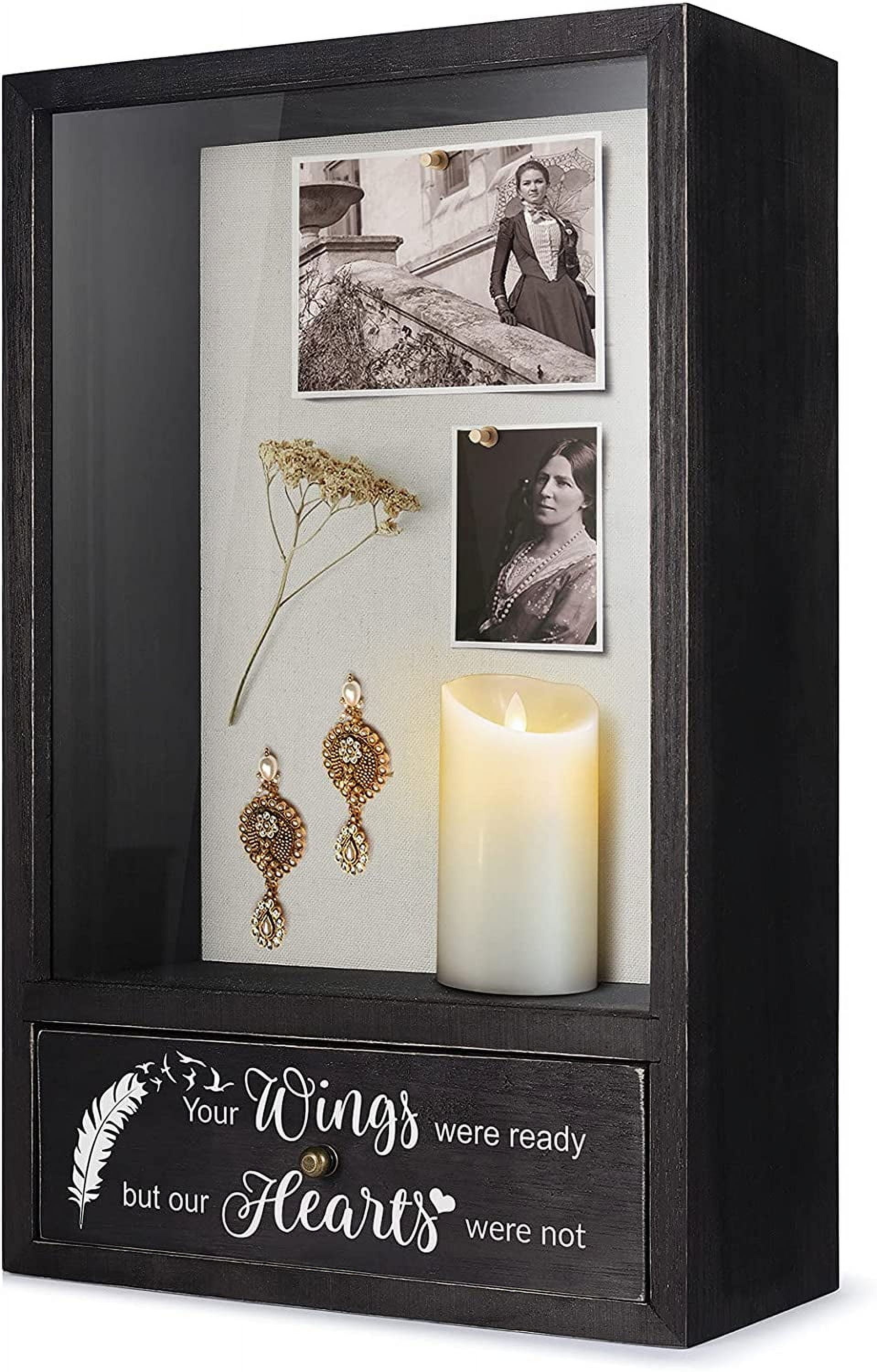 Memorial Picture Frame & Shadow Box - In Memory of Loved Ones, Sympathy ...