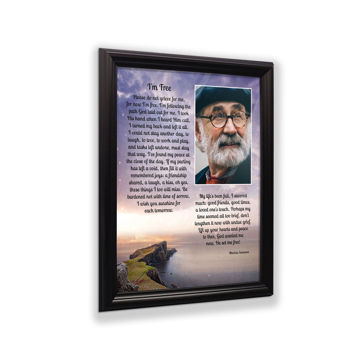 Memorial Picture Frames for Sympathy Gift Baskets, Memorial Gifts for ...