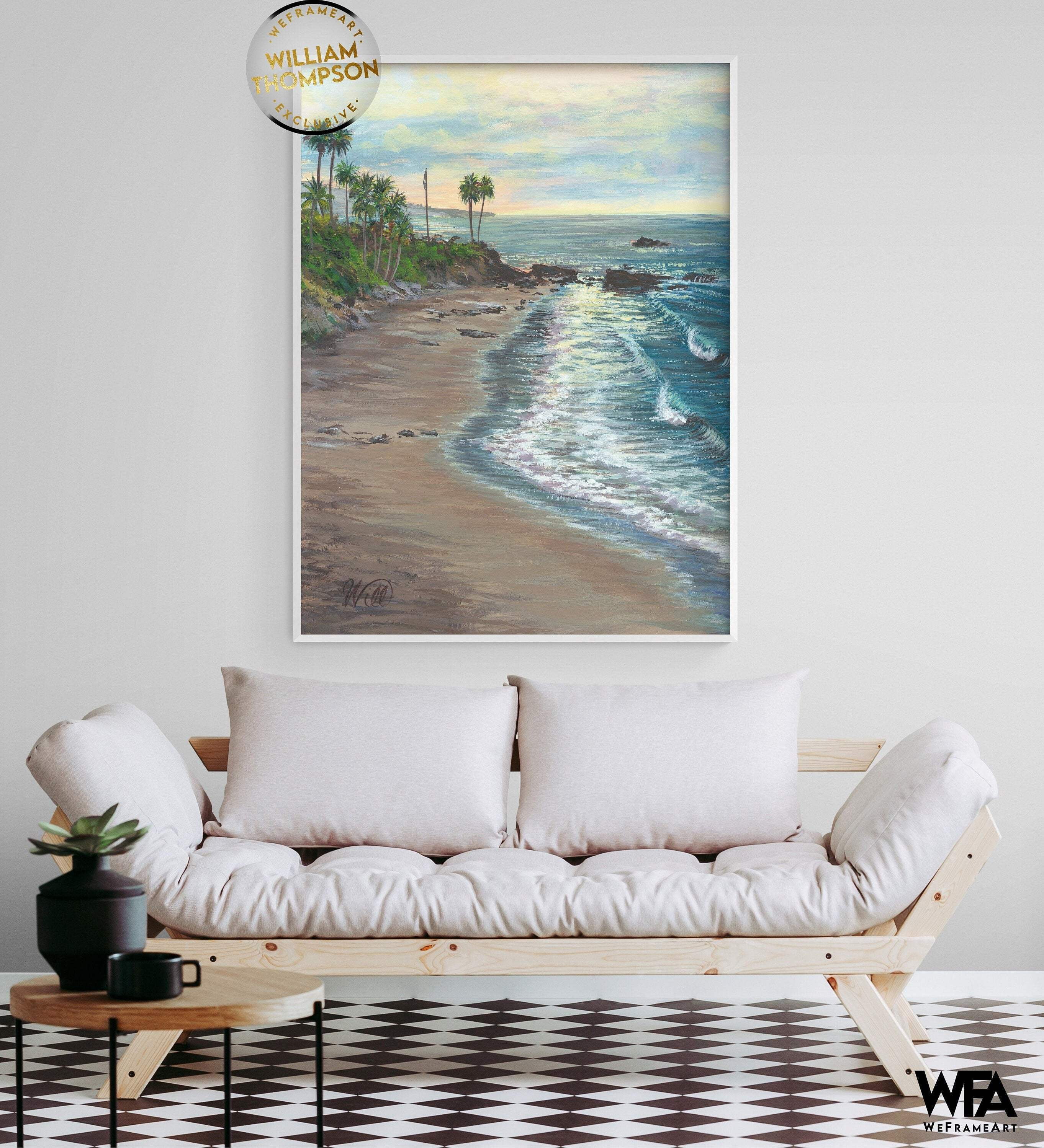 Memorial Point Morning Laguna Beach by William Thompson, Tropical Salon ...