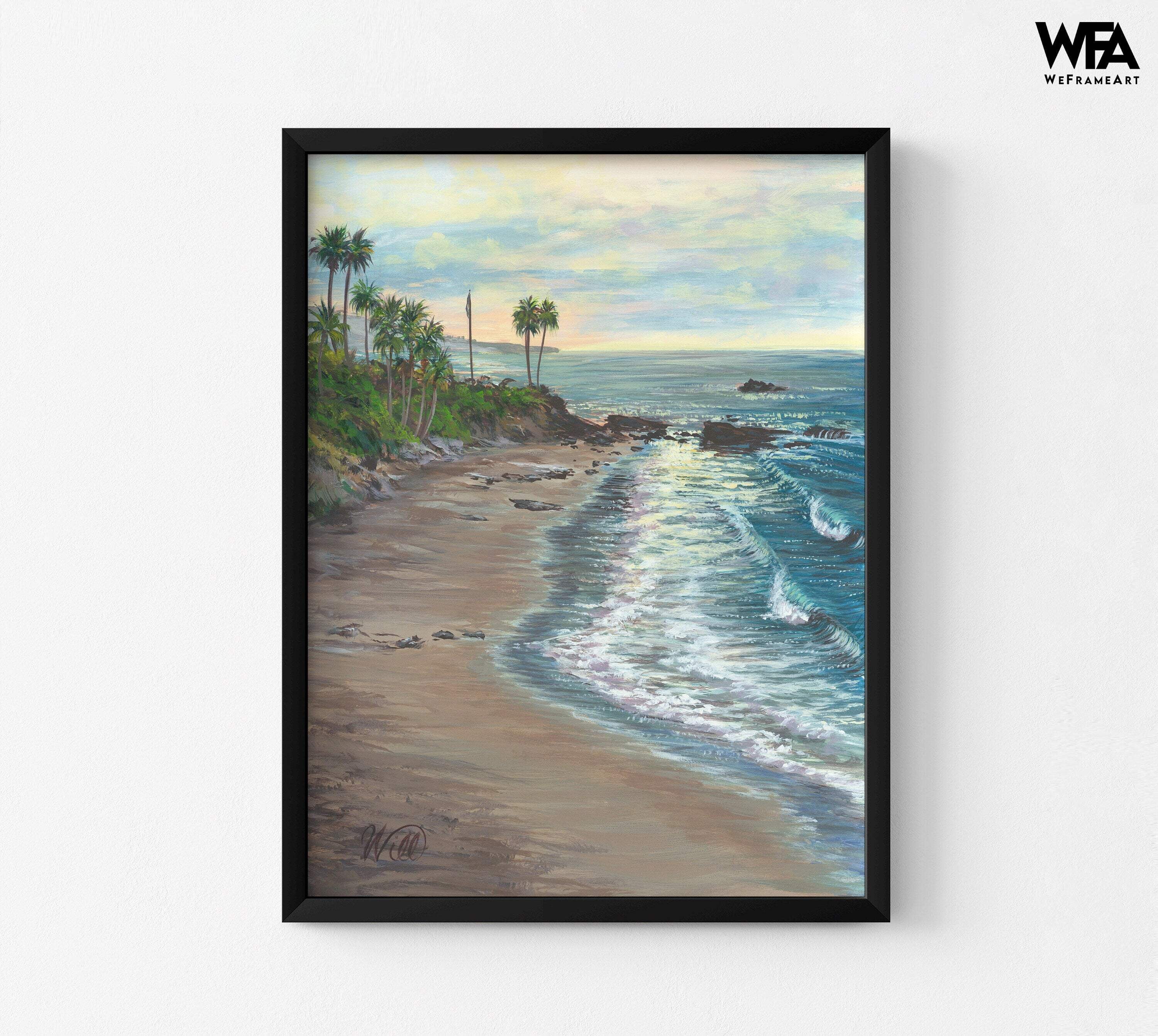 Memorial Point Morning Laguna Beach by William Thompson, Tropical Salon ...