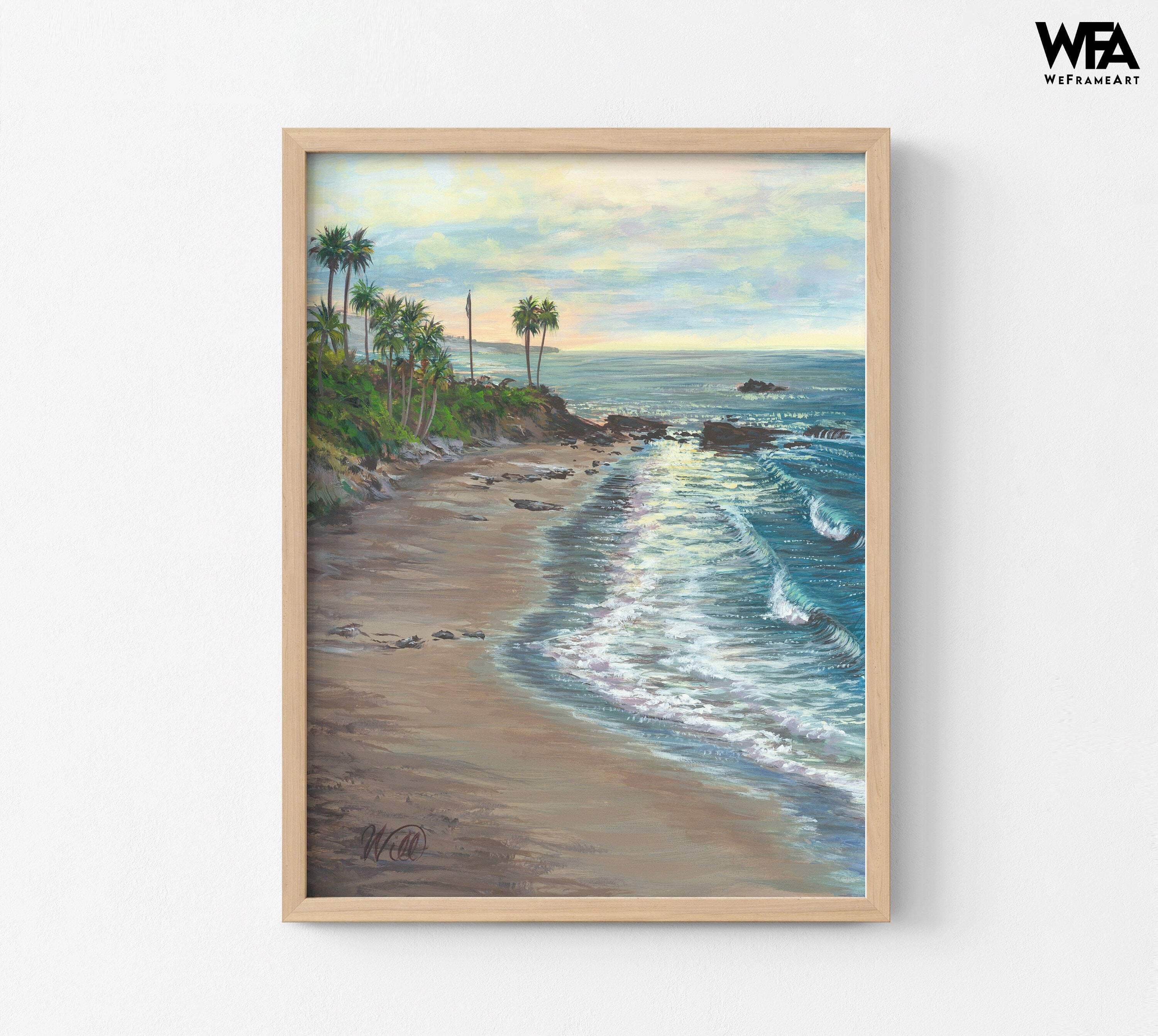 Memorial Point Morning Laguna Beach by William Thompson, Tropical Salon ...