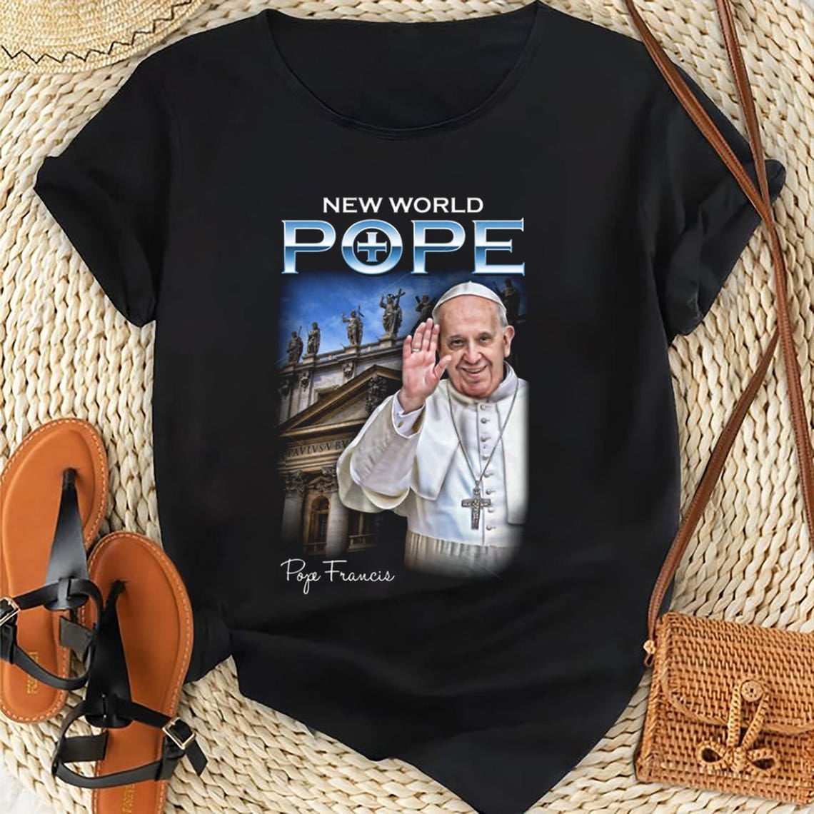 Memorial Pope Francis Papa Shirt, RIP Pope Francis Shirt, Pope Francis ...