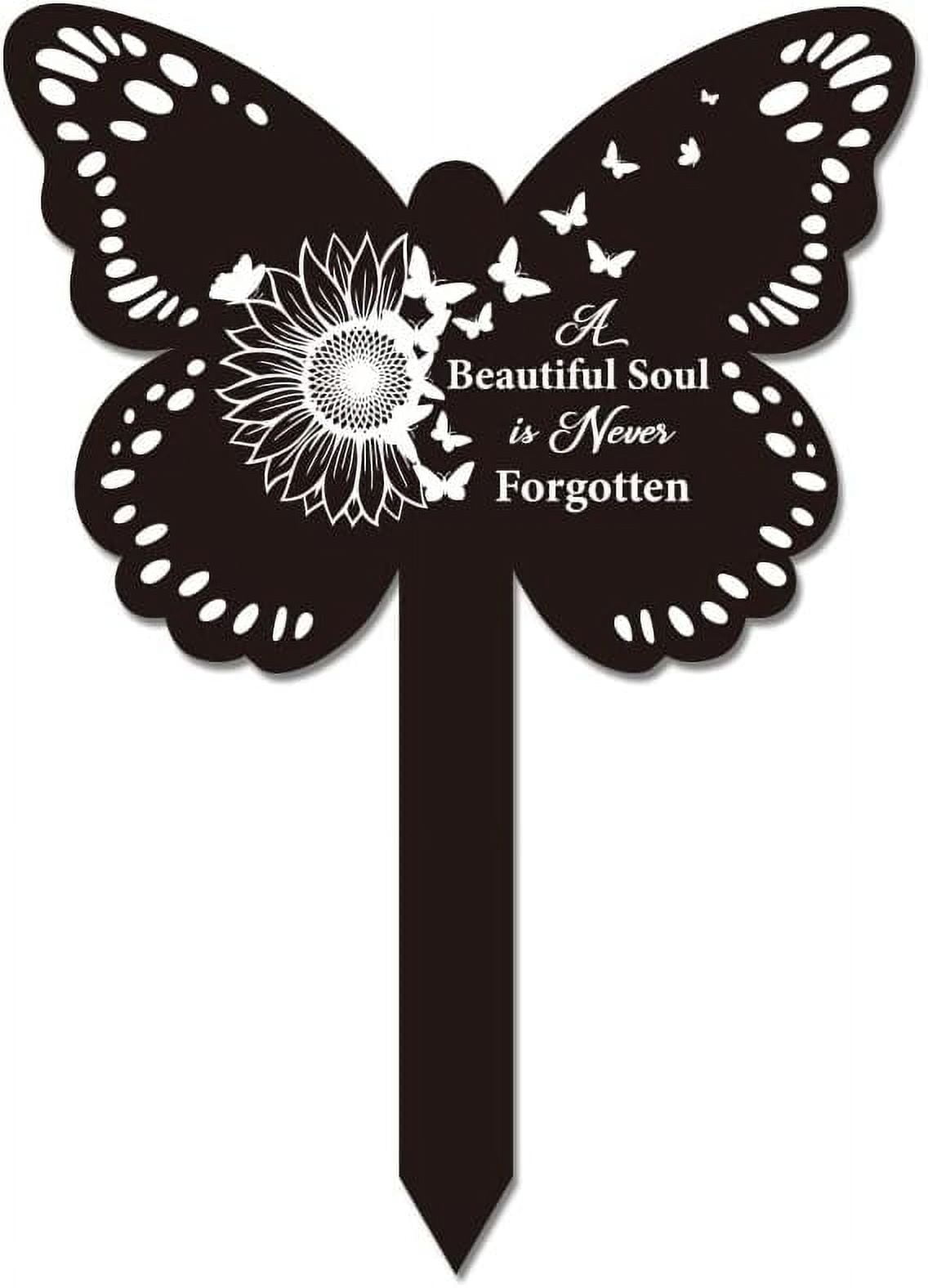 Memorial Remembrance Plaque Stake Acrylic Plaque Memorial Commemoratory ...