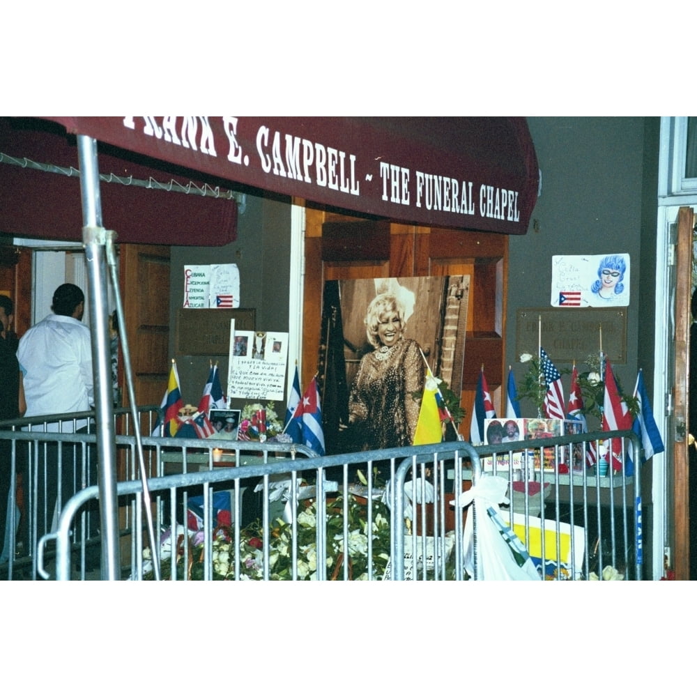 Memorial Service For Celia Cruz At Frank Campbell Funeral Home Ny ...