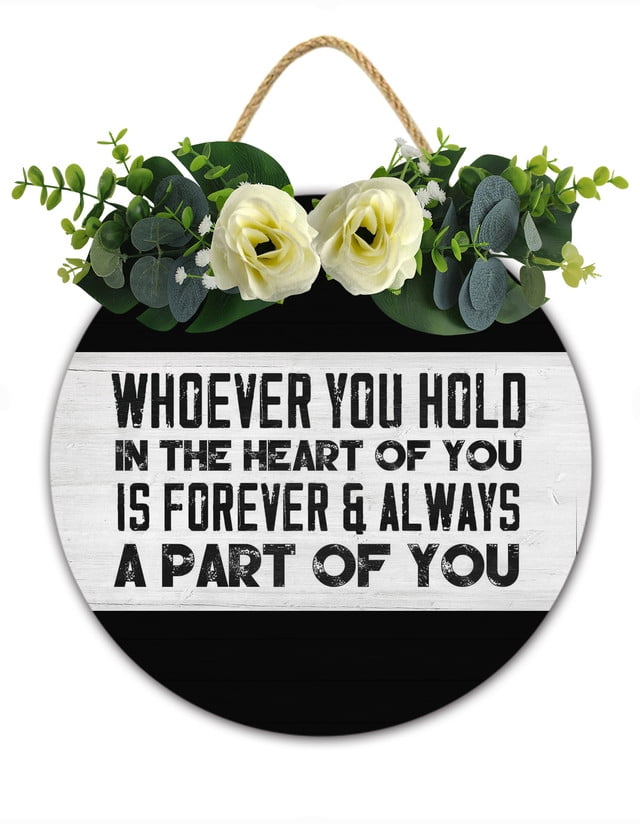 Memorial Sign Gift Farmhouse Whoever You Hold in the Heart of You is ...
