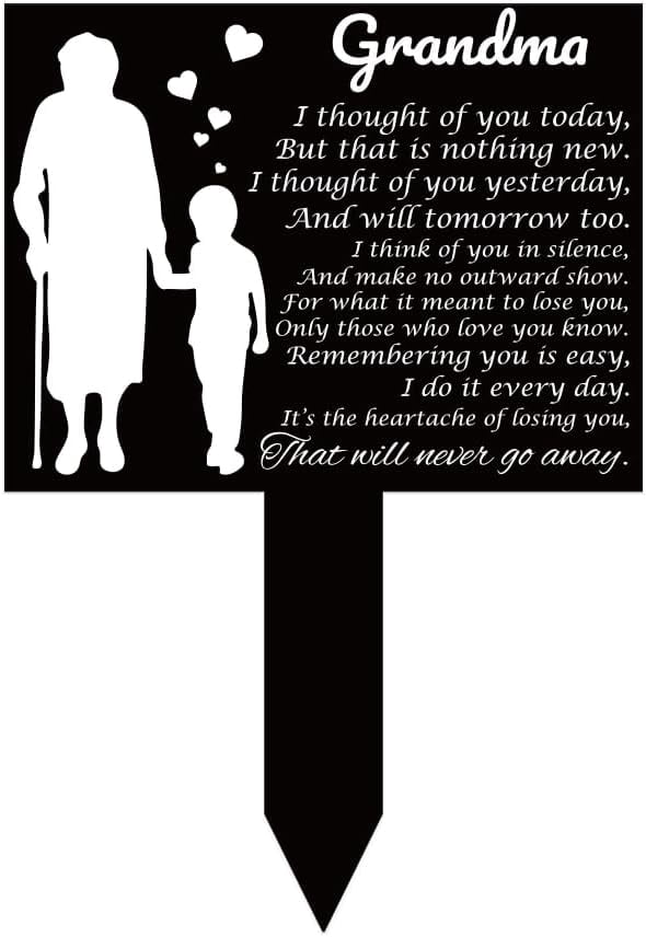 Memorial Stakes Plaque Grave Cemetery Decorations Remembrance Grave ...
