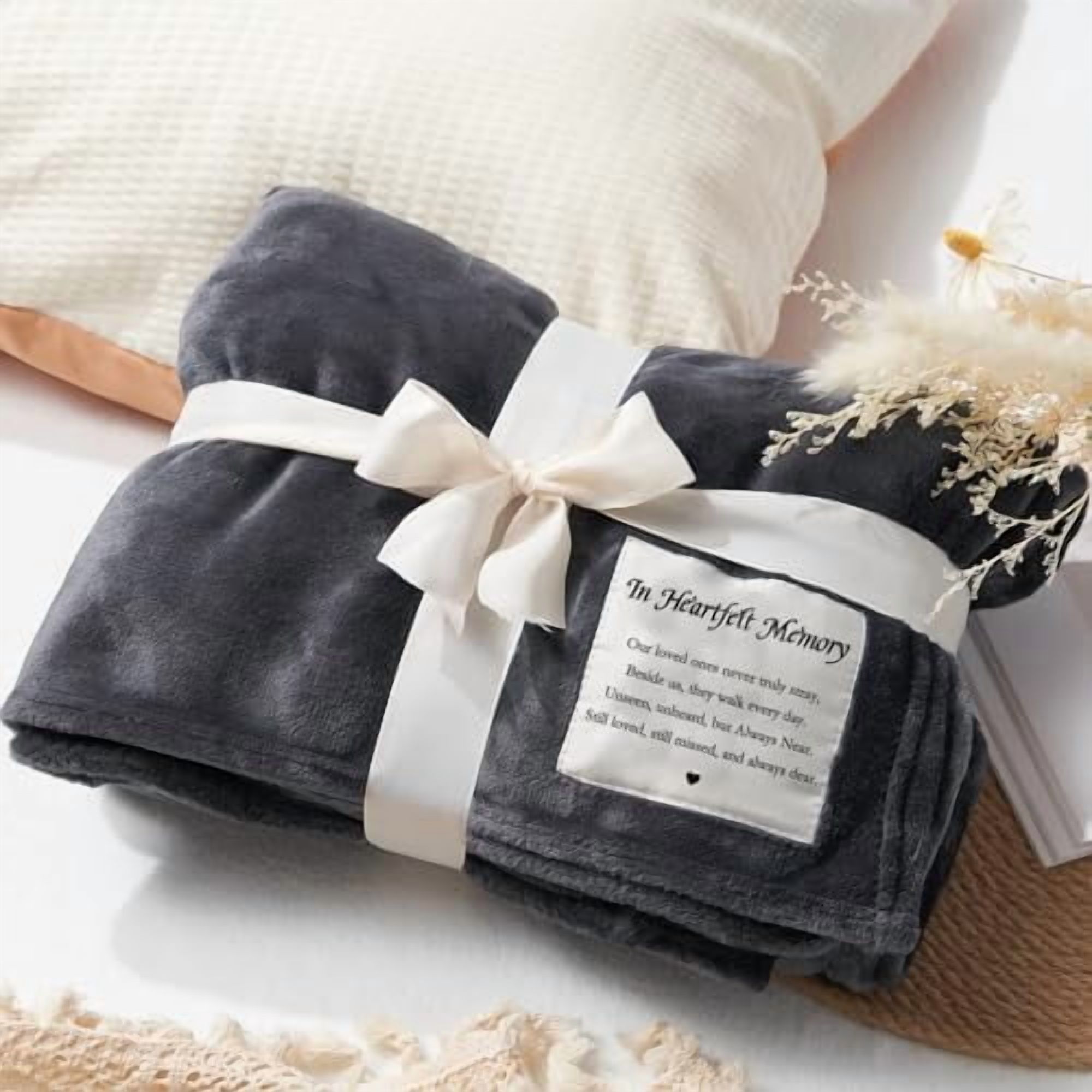 Memorial Sympathy Gifts Blanket: In Heartfelt Memory, for Loss of Loved ...