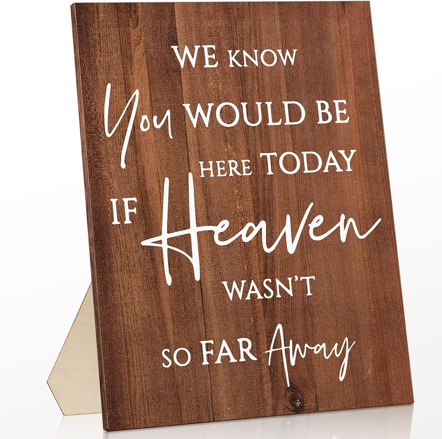 Memorial Table Sign for Wedding, We Know You Would Be Here Today If ...