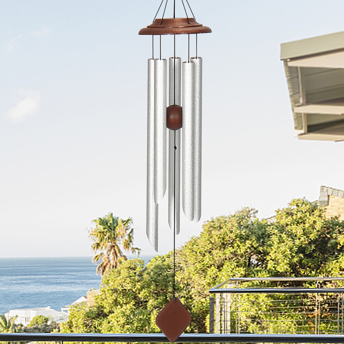 Memorial Wind Chimes, Aluminum Tubes Sympathy Wind Chime Decor for ...