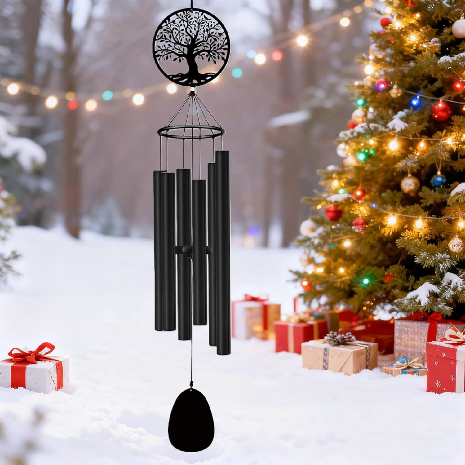 Memorial Wind Chimes for Outside Deep Tone, 36" Windchimes Sympathy ...