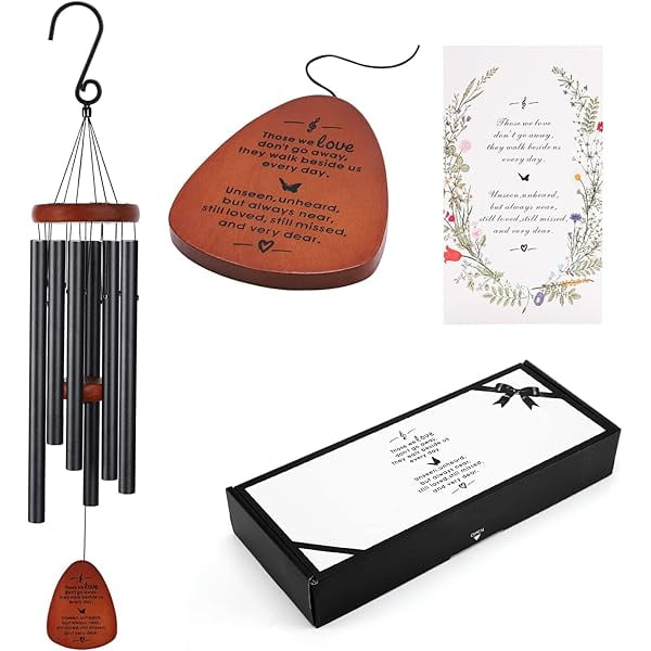 Memorial Wind Chimes for Outside, Sympathy Wind Chimes for Loss of ...