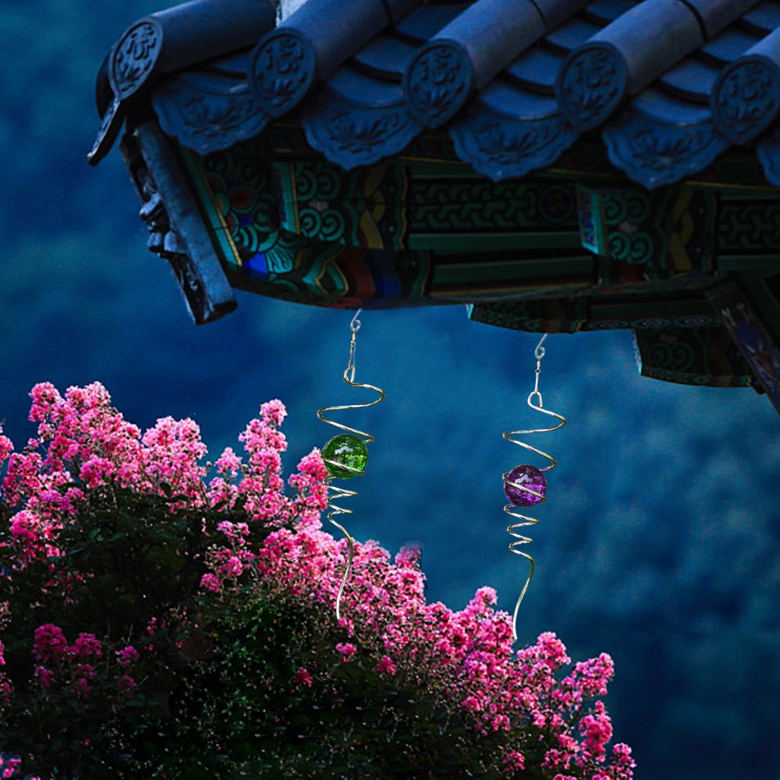 Memorial Wind Chimes Wind Chimes Outdoor Spiral Stainless Steel ...