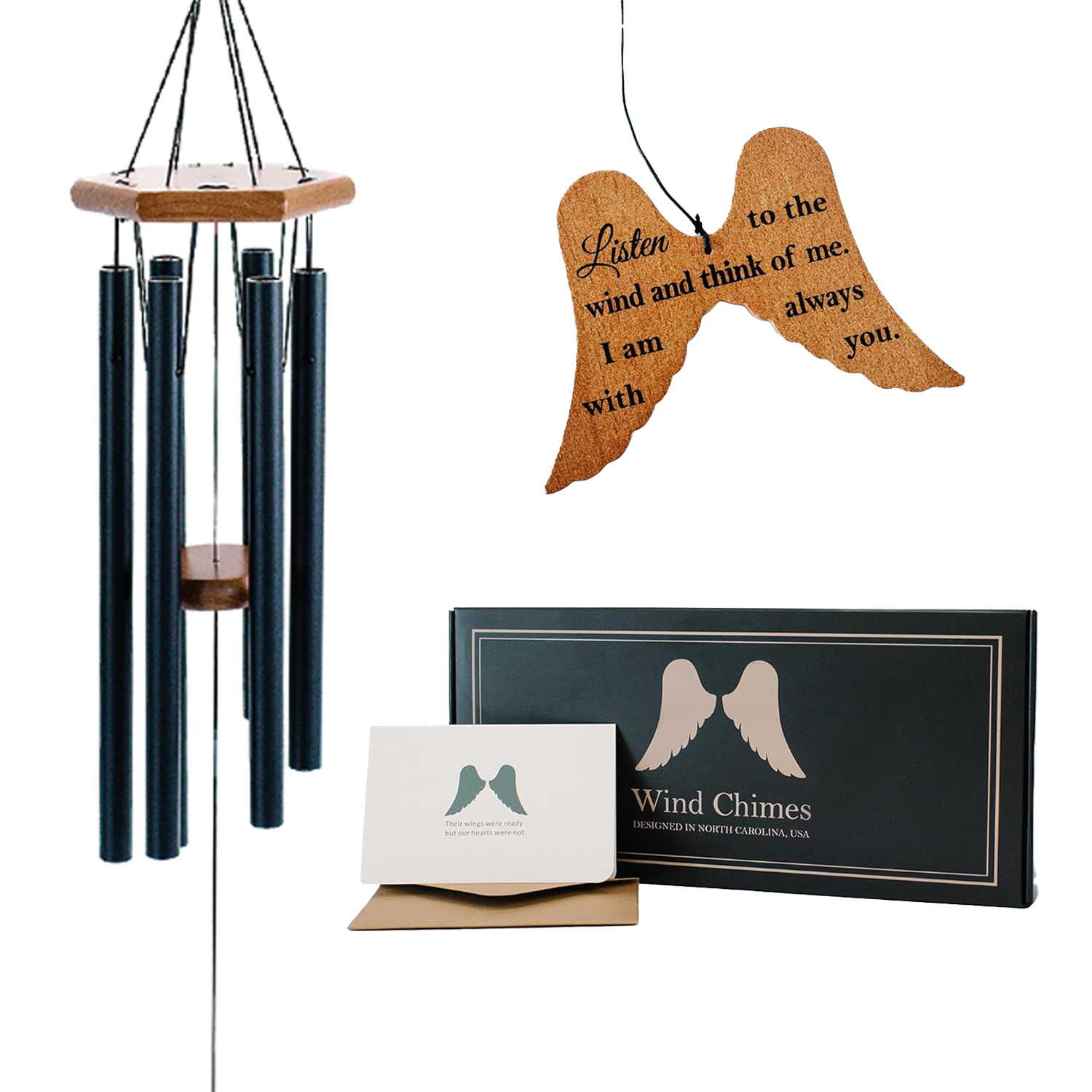 Memorial For Loss Of Husband Outside Wind Chimes Deep Tone Wind Chimes Nature Solar Color