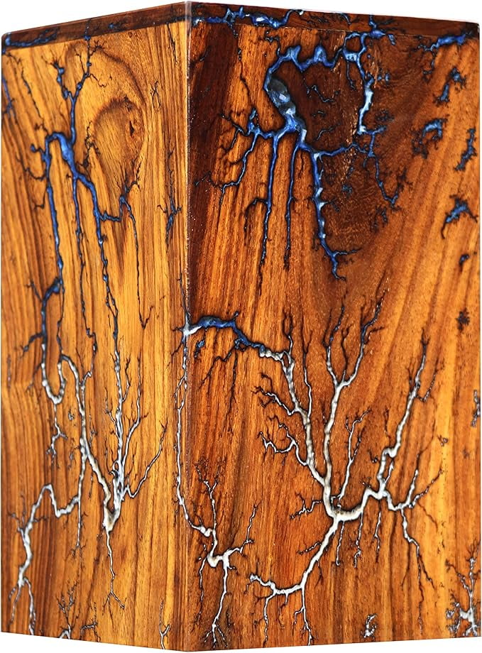 Memorials Large Wooden Urns for Ashes Adult Male/Female - Real Wood ...