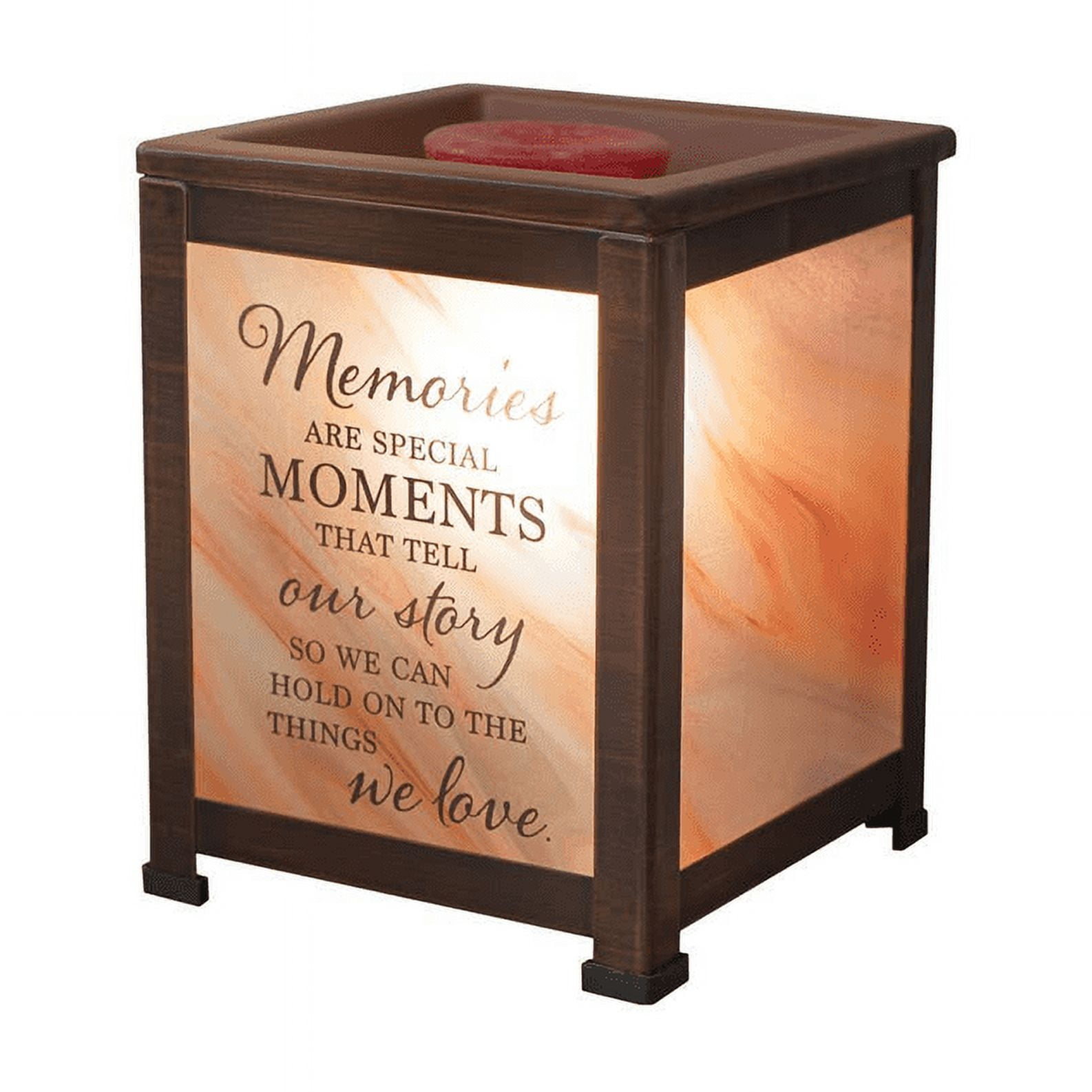 Memories Are Special Moments. Light-Up Glass Lantern Scented Wax Warmer ...