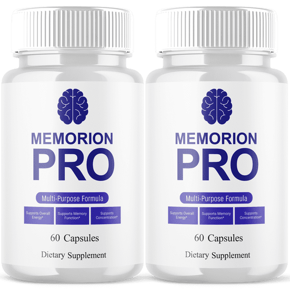 Memorion Pro Advanced Formula Brain Support Pills Maximum Strength ...