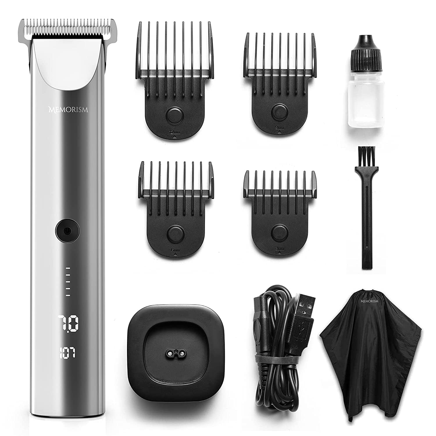 Memorism Blizz CS7 Men’s Cordless Hair Clipper for Home and Barbershop ...