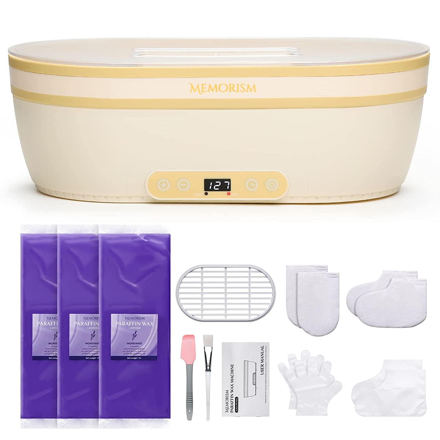 Memorism Paraffin Wax Machine for Hand and Feet, 2000ml Aluminum Pot ...