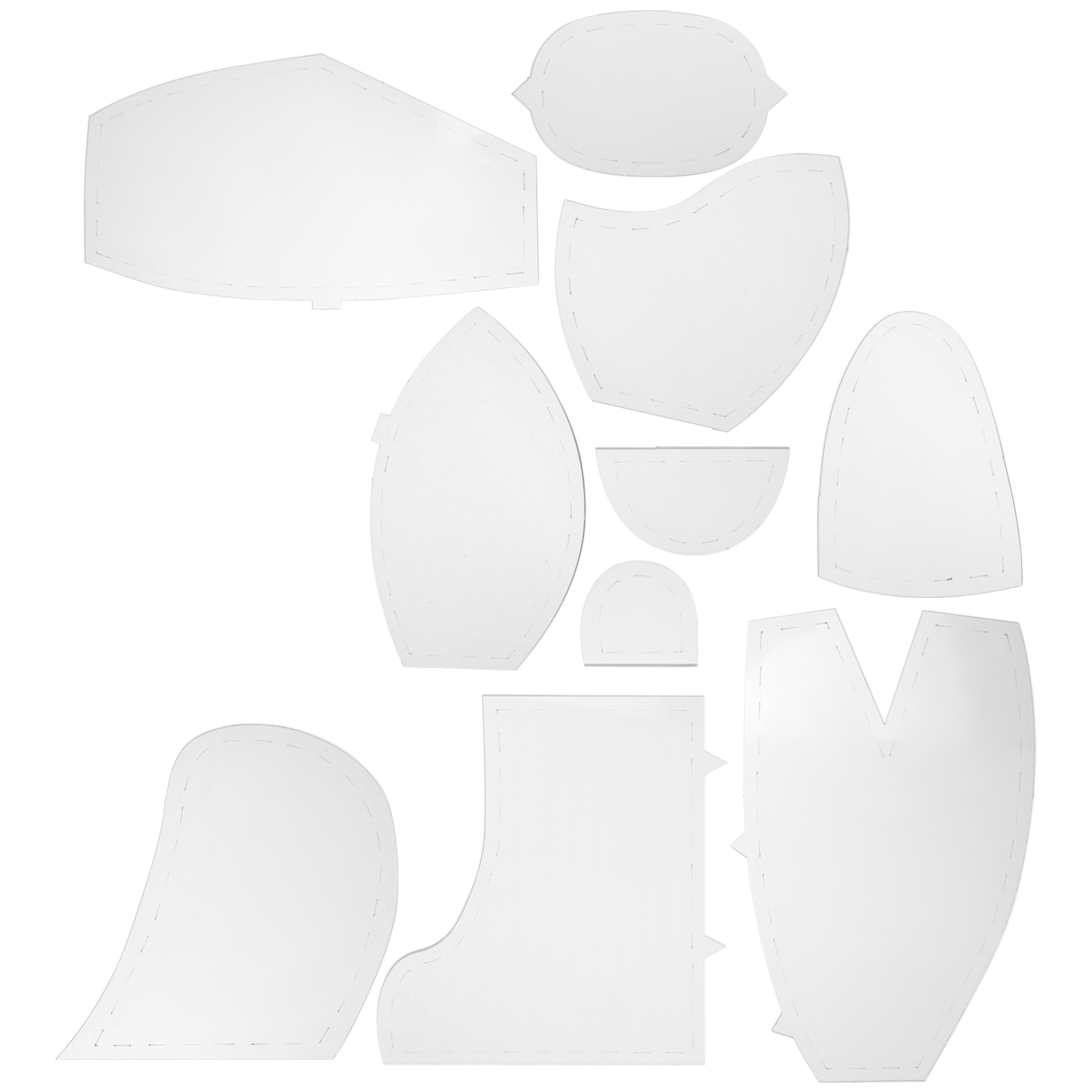 Memory Bear Quilting Ruler Sewing Pattern Templates Stuffed Animal ...