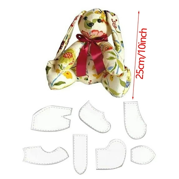 Memory Bear Sewing Template Ruler Set with 7 PCS and Instructions, DIY ...