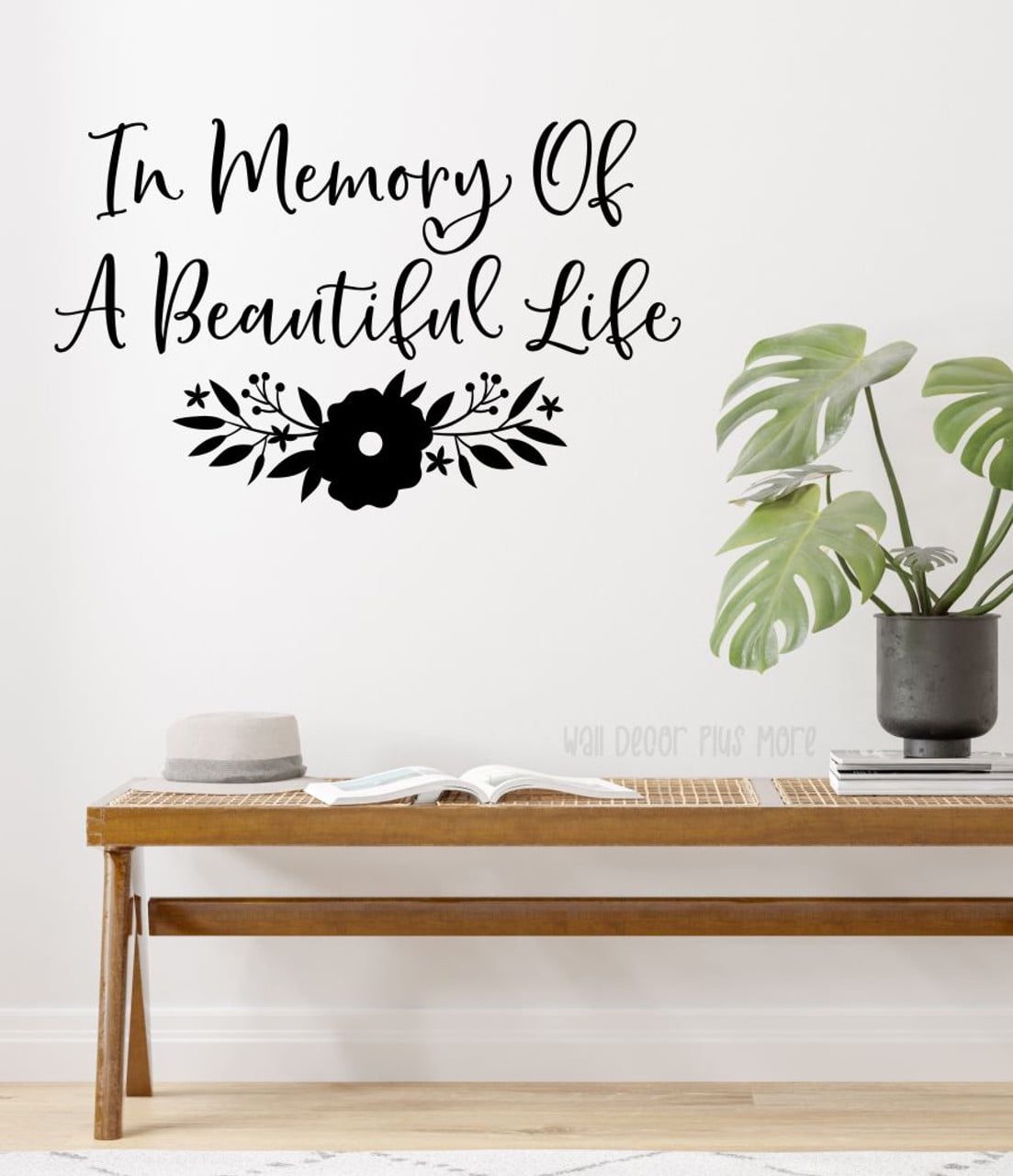 In Memory Of Beautiful Life In Loving Memory Wall Decals - Wall ...