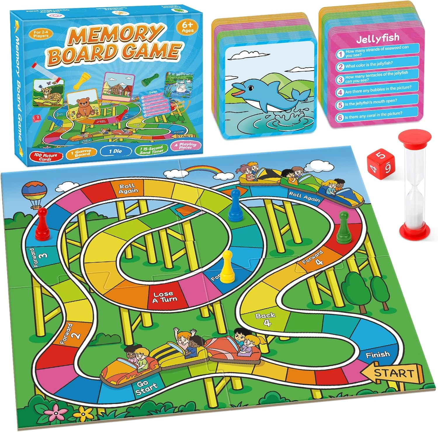 Memory Board Games for Kids and Adult, Improve Observation ...