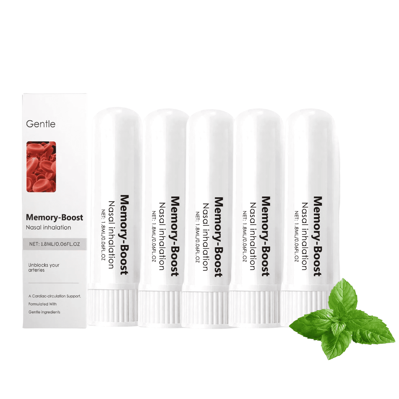 Memory Boost Inhaler,Clean Your Nose And Enjoy Fresh Air Portable Nasal ...