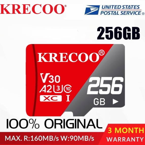 Memory Card High Speed 256GB Micro SD Ultra Class 10 Mini SD Card for ...