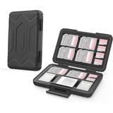 Memory Card Holder Case 15 Slots, Water-Resistant for SD Card, Micro SD ...