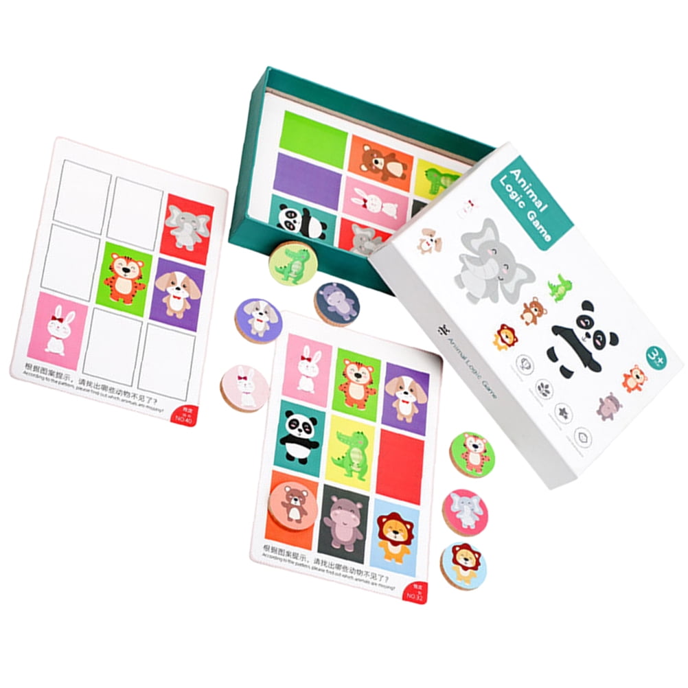 Memory Card Toys Board Games for Kids 6-8 Children’s Puzzle Animal ...