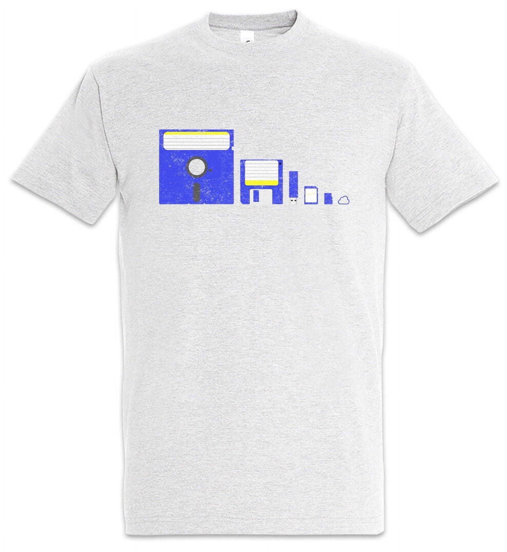 Memory Evolution T-Shirt Fun Geek Nerd USB CD Computer Science ...