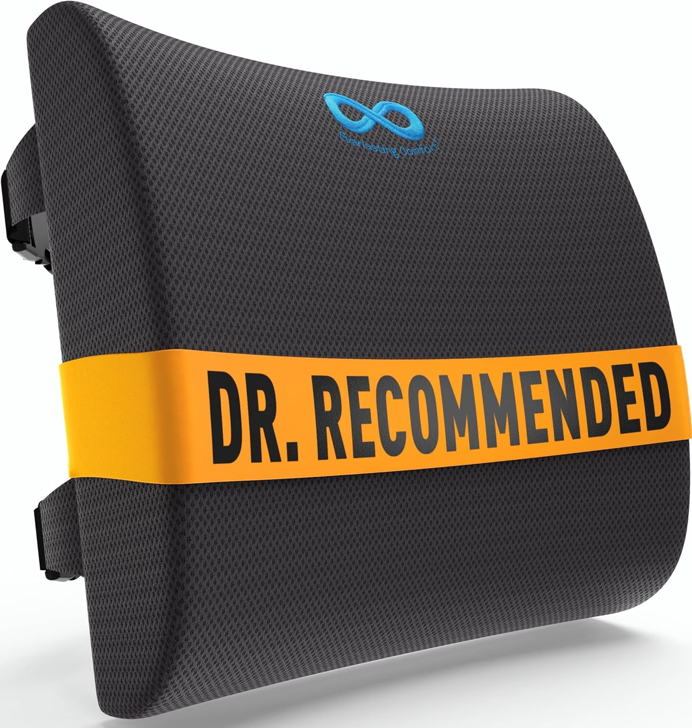 Memory Foam Back Cushion for Chair, Car, Couch - Lumbar Support Pillow ...