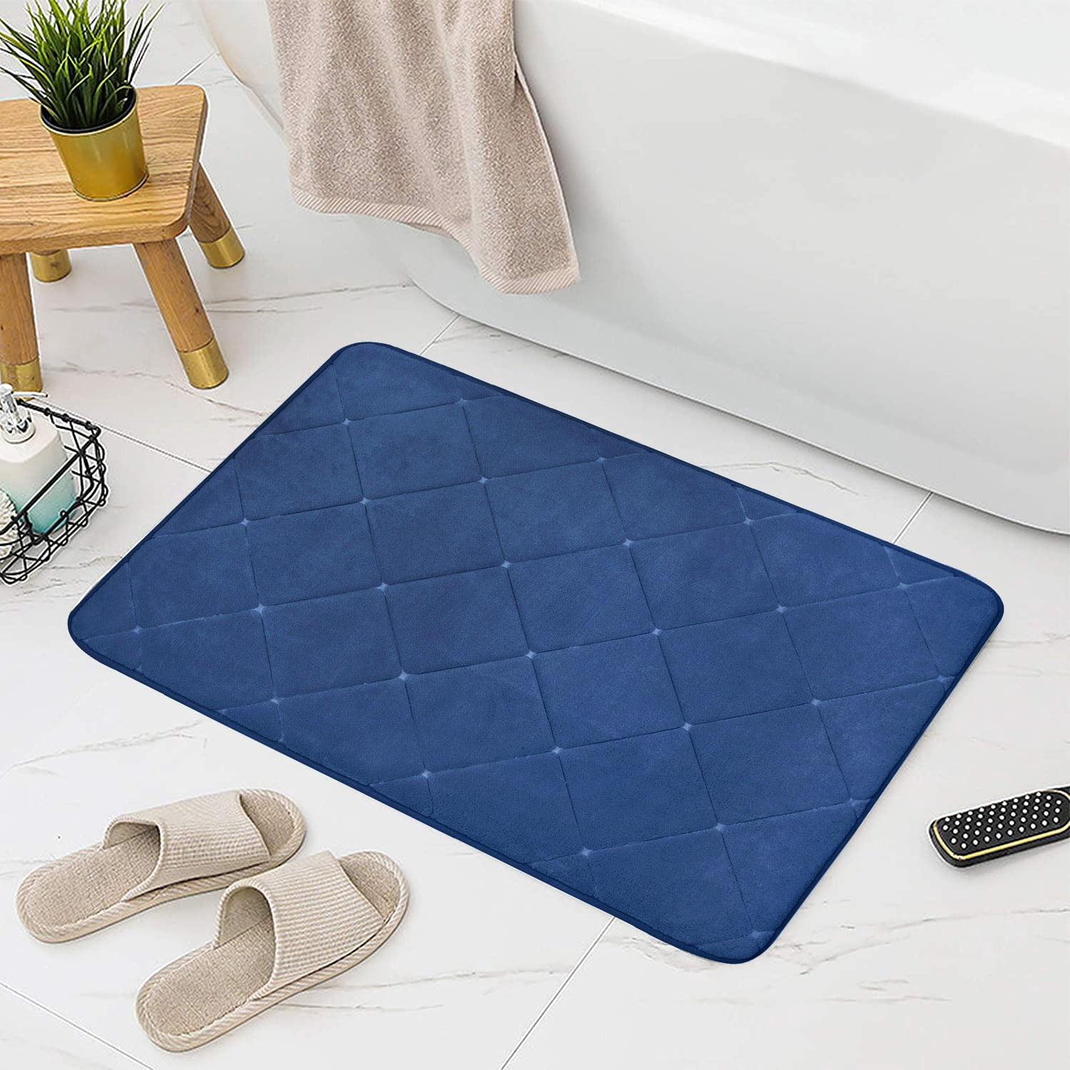 Memory Foam Bath Mat 30"x20" - Walmart.com