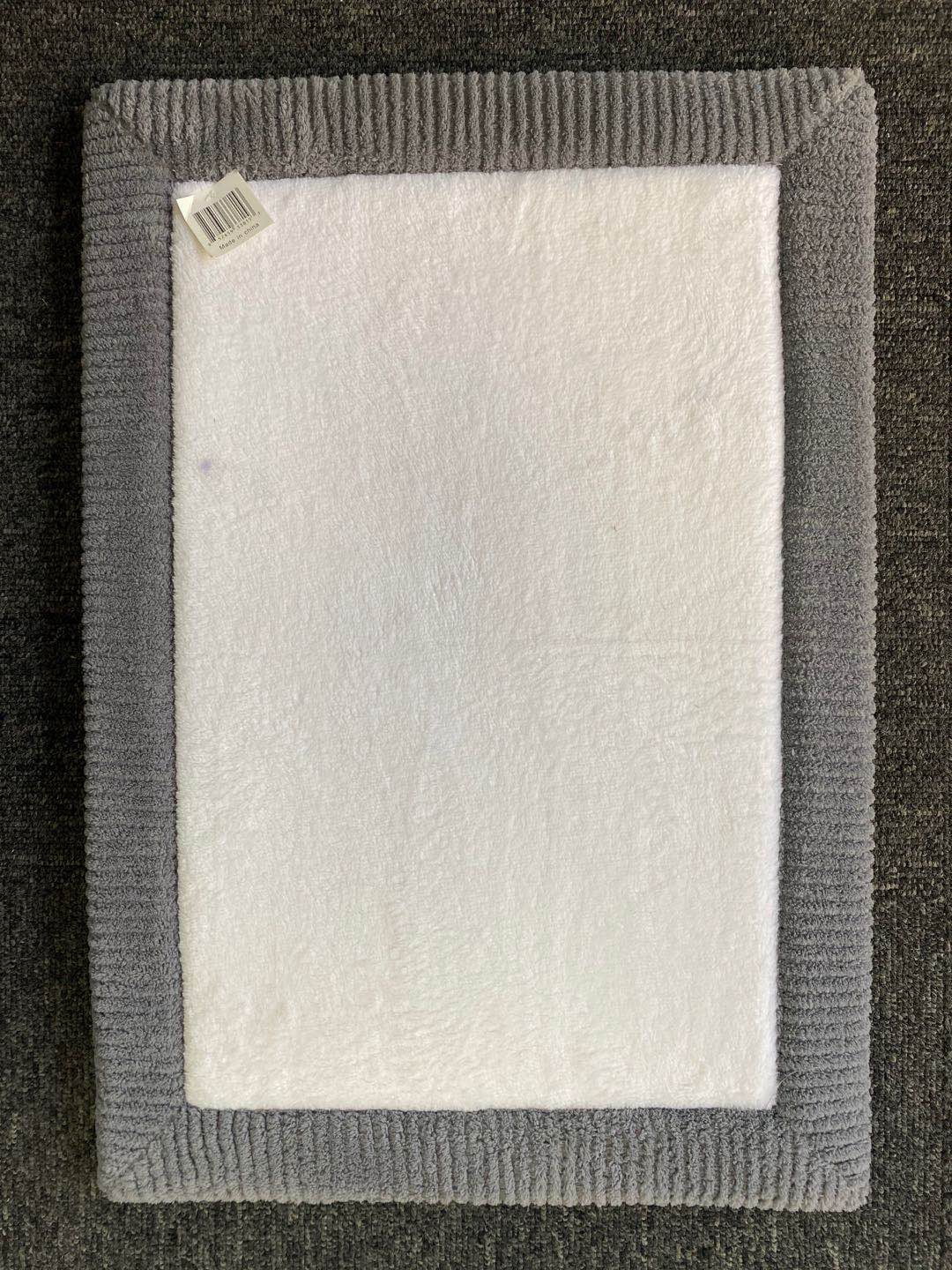 Memory Foam Bath Mat Soft Microfiber Bath Mat for Bathroom, Non Slip ...