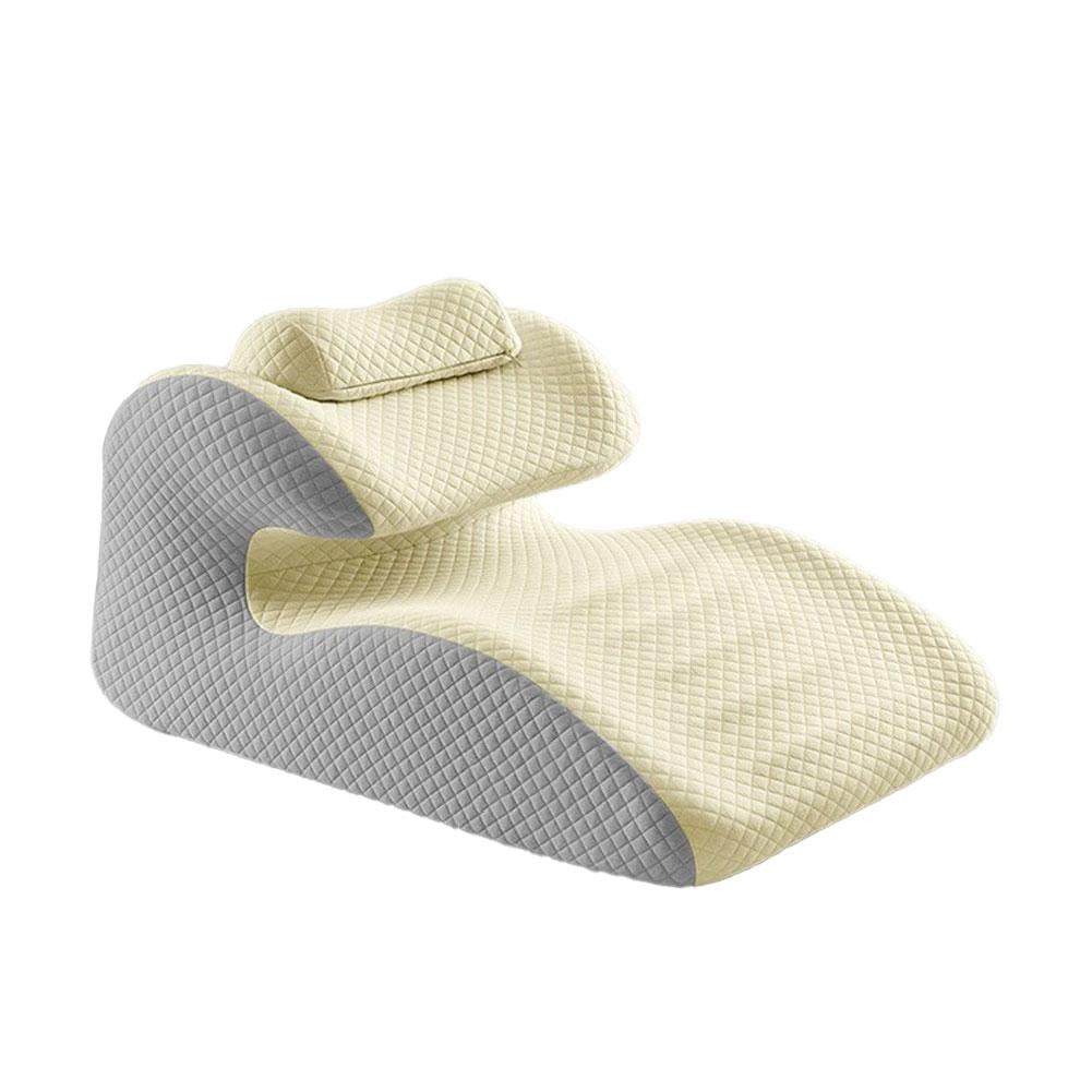 Memory Foam Bed Wedge Pillow Incline Support Cushion Home Sleeping ...