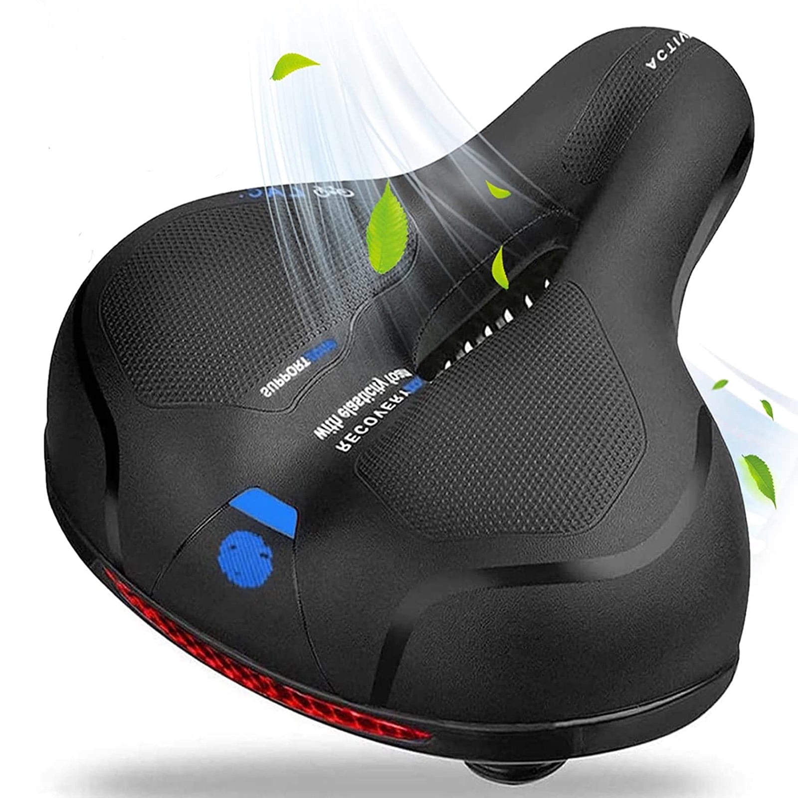 Memory Foam Bike Seat Cushion - Waterproof & Ventilated Wide Bike ...