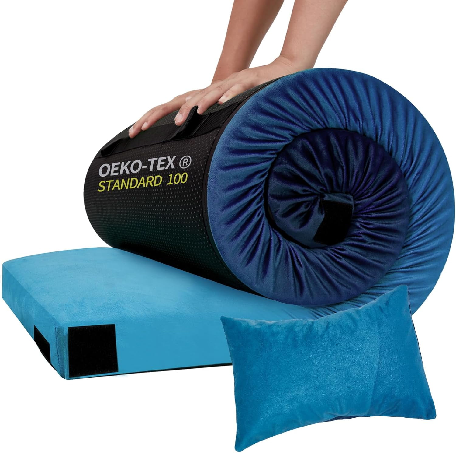 Memory Foam Camping Pad, Camping Sleeping Pad, Camping Mattress Pad ...