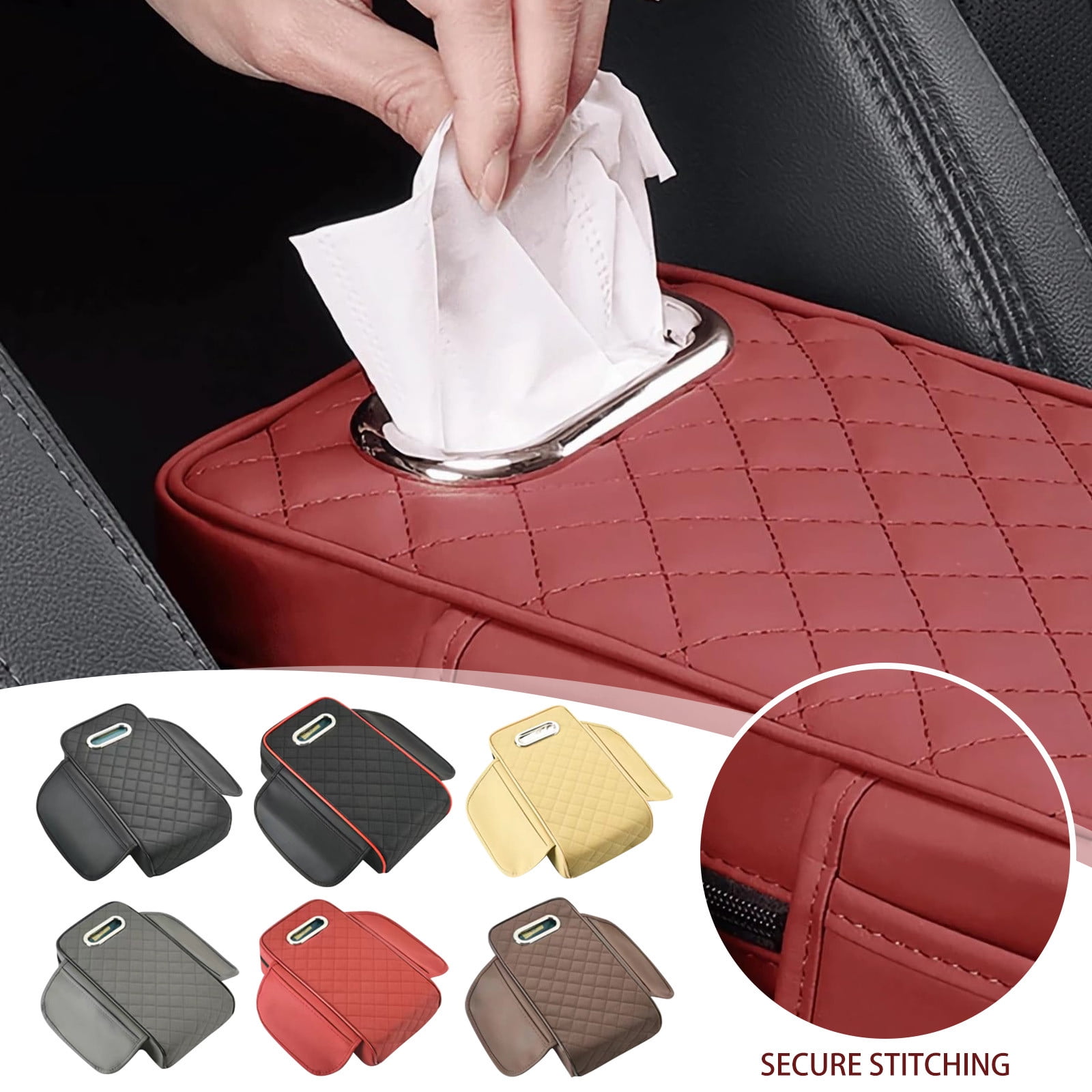 Memory Foam Car Armrest Cushion New Car Center Console Cushion Pad Car ...